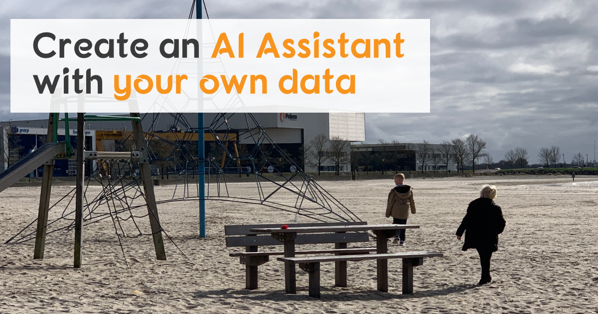 Create an AI Assistant with your own data | Jan-V.nl
